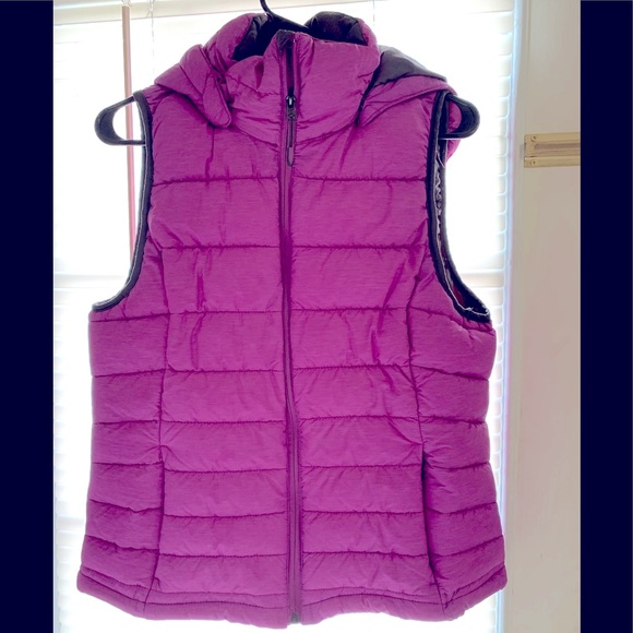 Tangerine | Jackets & Coats | Purple Puffer Vest | Poshmark